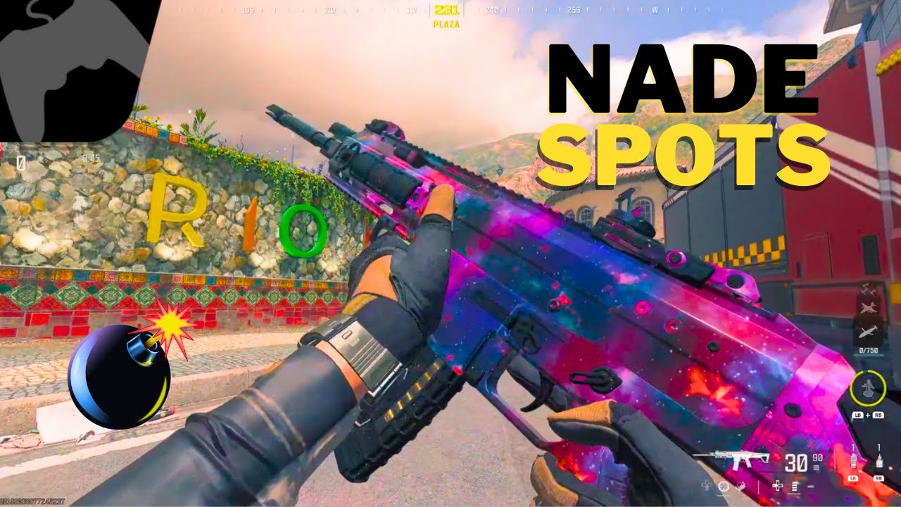 MW3 GRENADE SPOTS ON RIO *Ranked* - YouTube