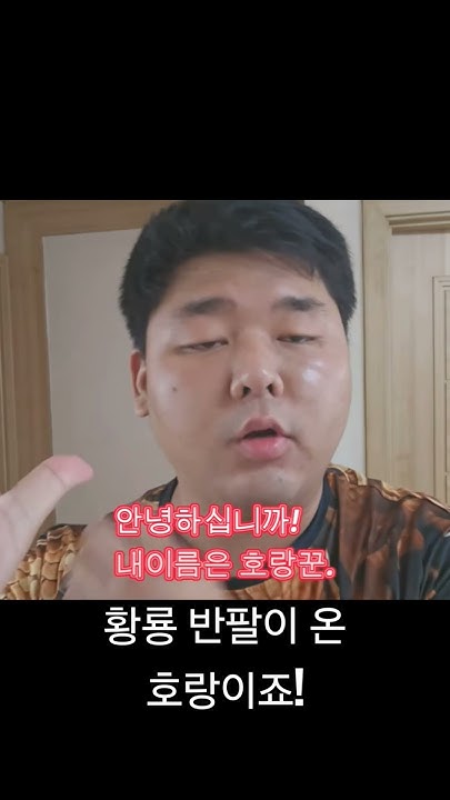 일본음식 슬러쉬 호랑꾼 카키고오리 먹방 짱구는못말려 유튜버 호랑이 Youtube