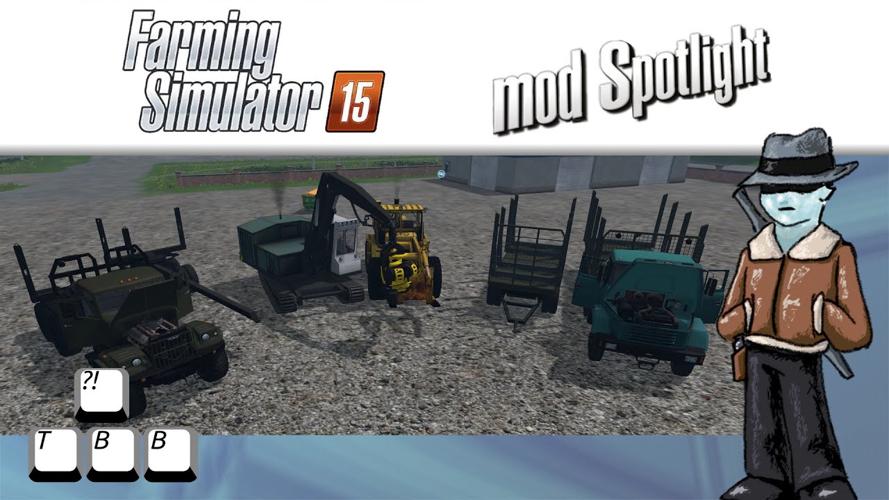 Farming Simulator 15 Mod Spotlight - Russian Logging Pack - YouTube