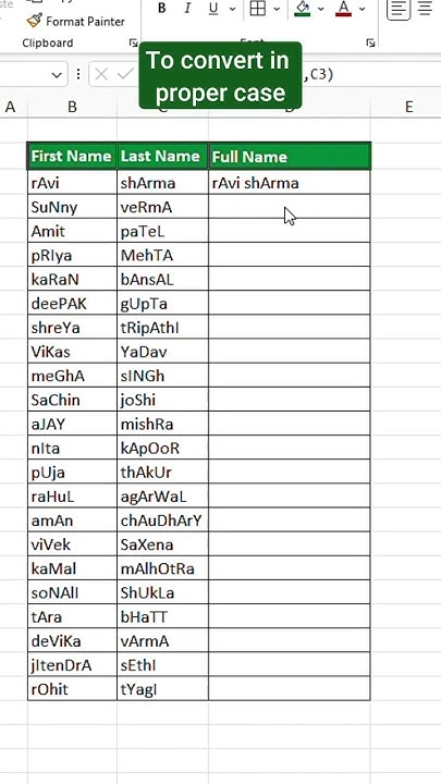 🔠 Easily Combine Text Using CONCAT in Excel | Simple & Fast Tutorial 🚀 - YouTube