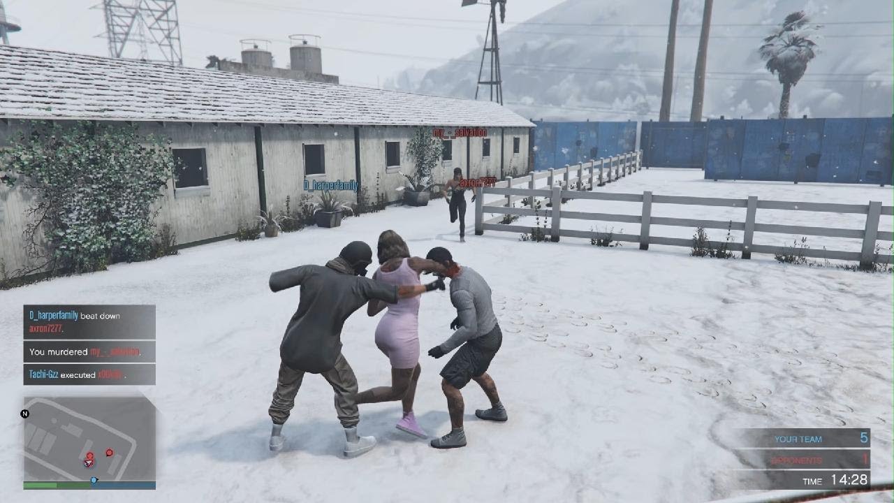 GTA Ring Fight| Team Win 😝 - YouTube