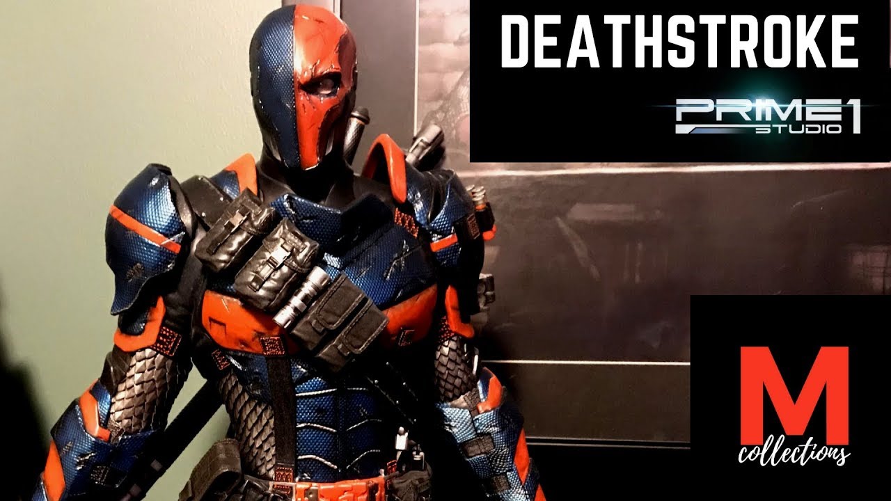 Prime 1 Studio Deathstroke Ex Statue Unboxing & Review - YouTube