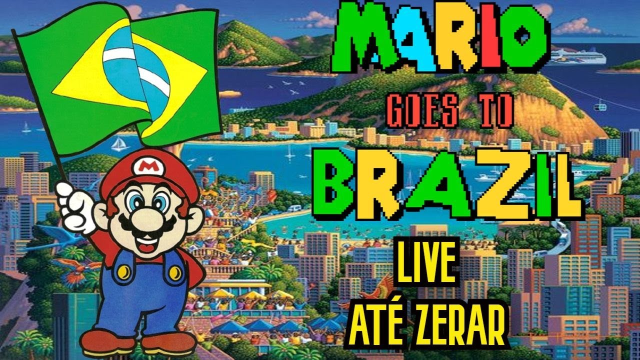 MARIO GOES TO BRAZIL [HACK SNES] JOGANDO ATÉ ZERAR - YouTube