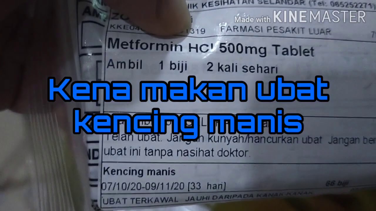 Kena makan ubat kencing manis - YouTube