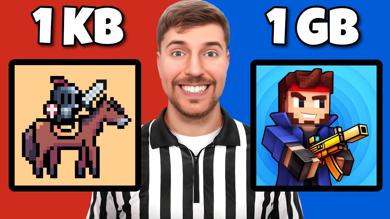 1 KB vs 1 GB Battle Royale Games!! - YouTube