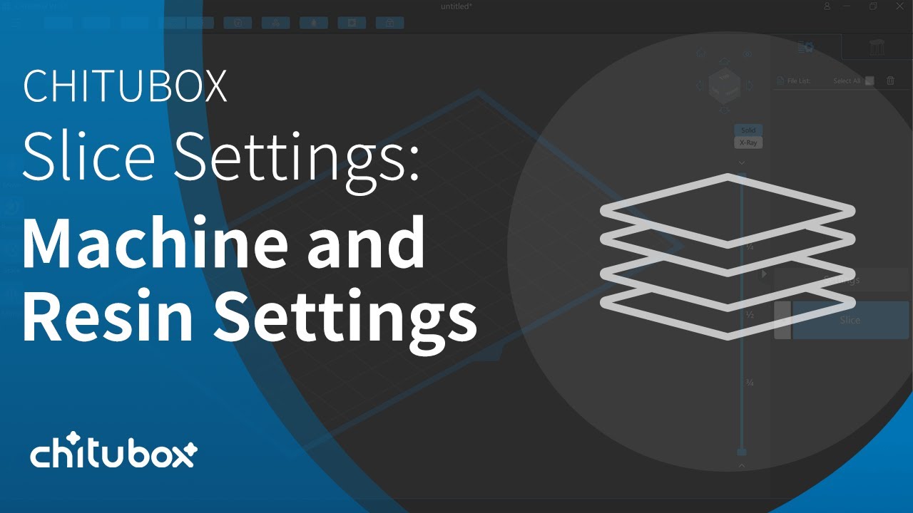 [CHITUBOX Basic]Slice settings: Machine and Resin - YouTube