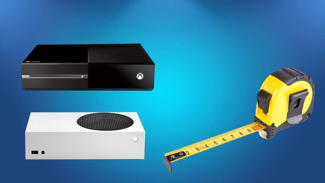 COMPARANDO XBOX ONE VS SERIES S TAMANHO - YouTube