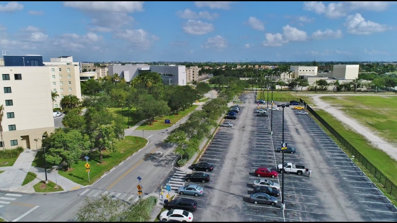 FIU Parkview 2 Site Low Level Aerial View - YouTube