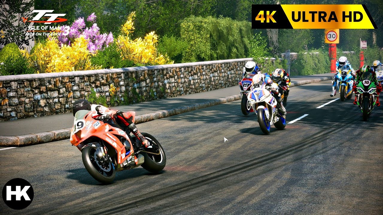 TV Cam Looks so SCARY Real in TT Isle of Man 3 || Ultra High Realistic ...