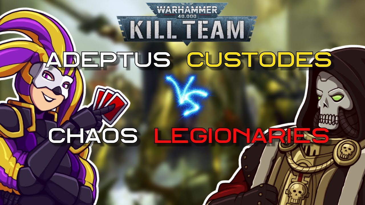 Kill Team Battle Report: Adeptus Custodes vs Chaos Legionaries - YouTube