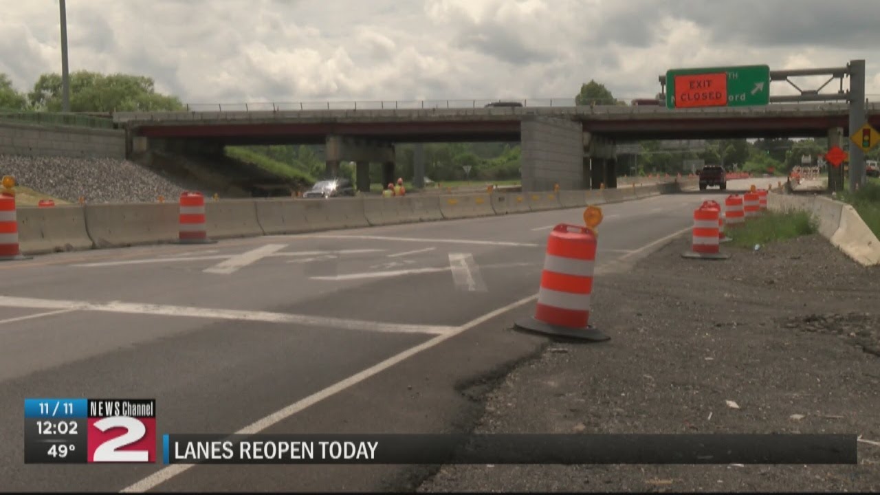 Lanes reopen on Route 8 bridge - YouTube