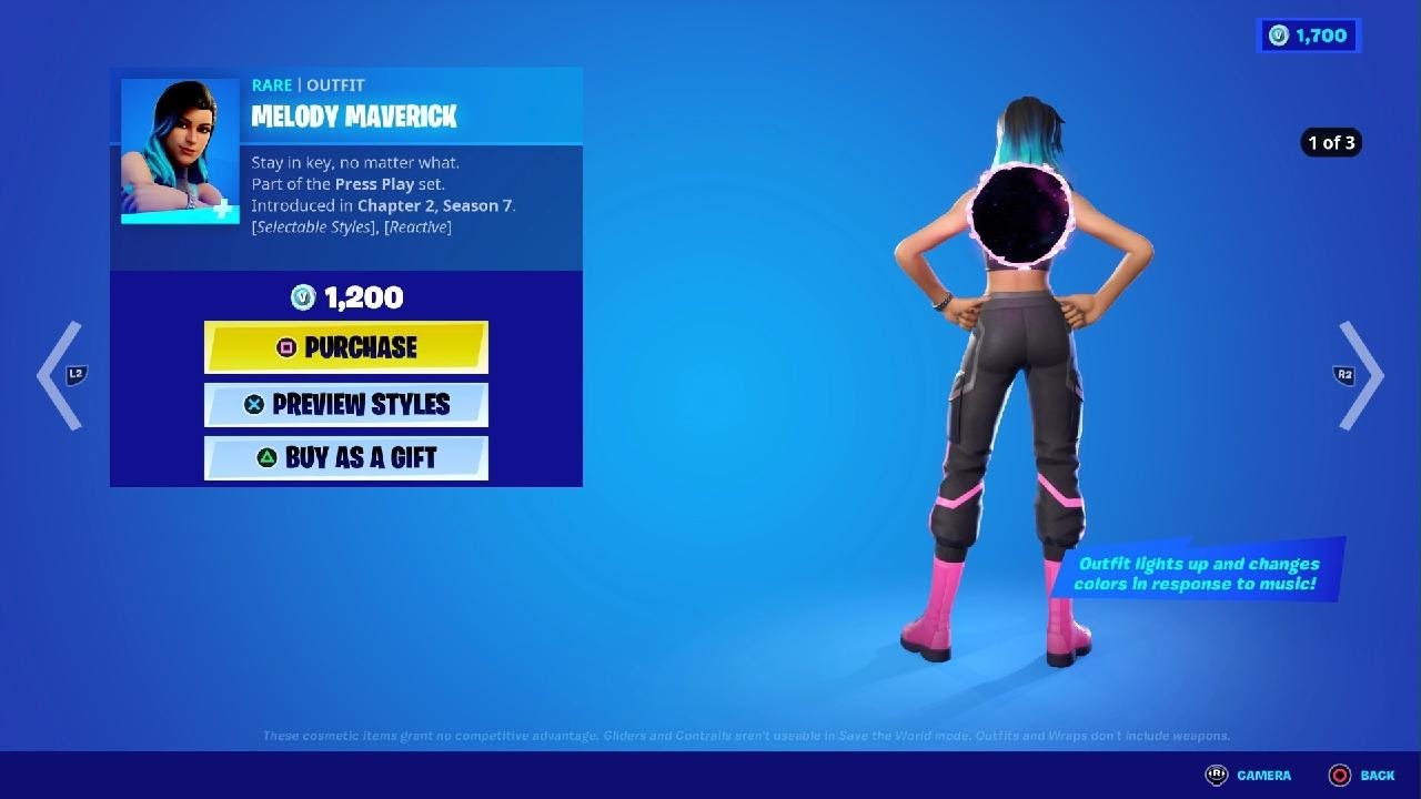 Melody Maverick Outfit Fortnite - Reactive - YouTube