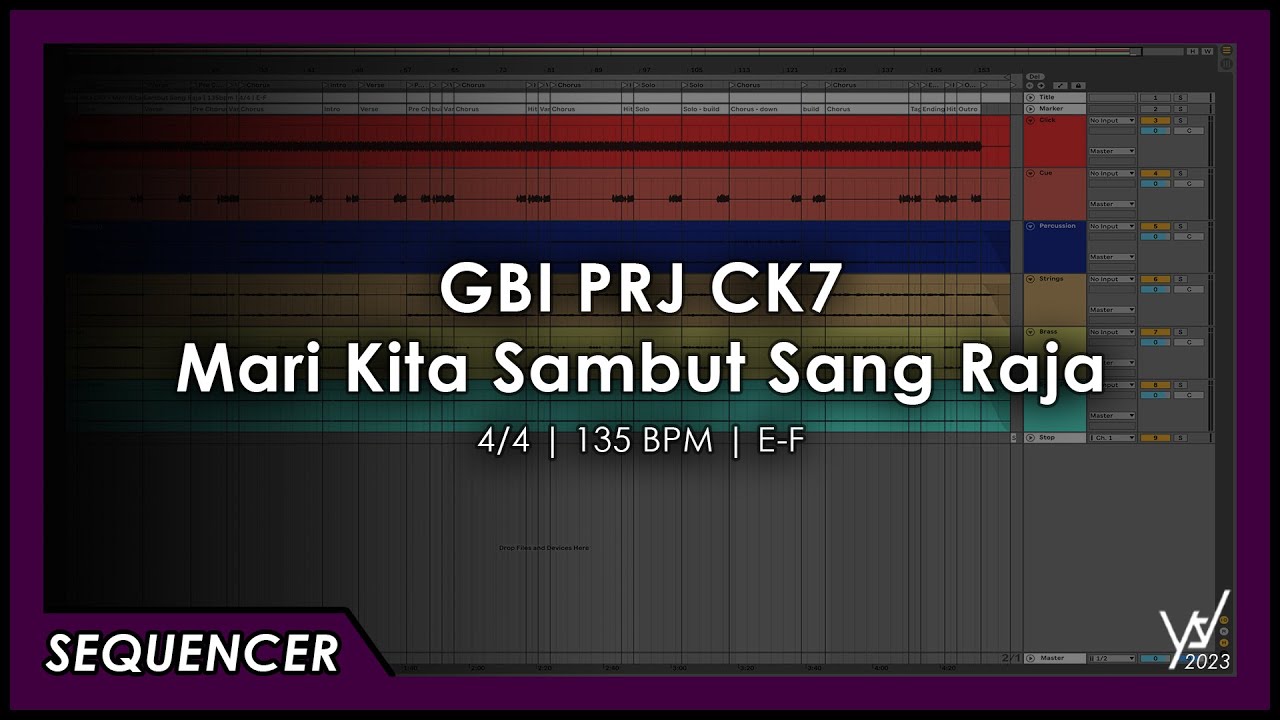 GBI PRJ CK7 - Mari Kita Sambut Sang Raja [Sequencer] - YouTube
