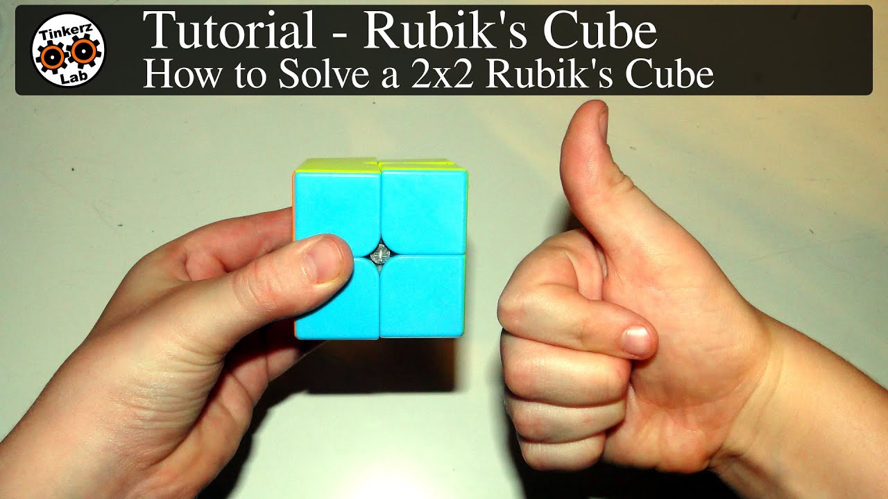 Grandson's Beginner Tutorial - How to Solve a 2x2 Rubik's Cube - YouTube