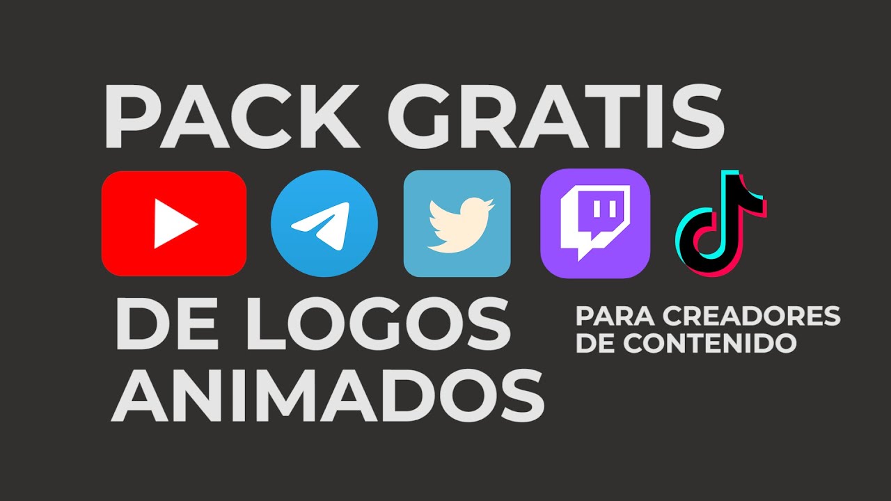 Logos animados gratis para creadores de contenido - YouTube