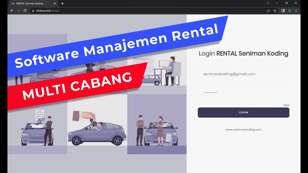 Aplikasi RENTAL Mobil dan Motor - RENTAL Seniman Koding Support Fitur ...
