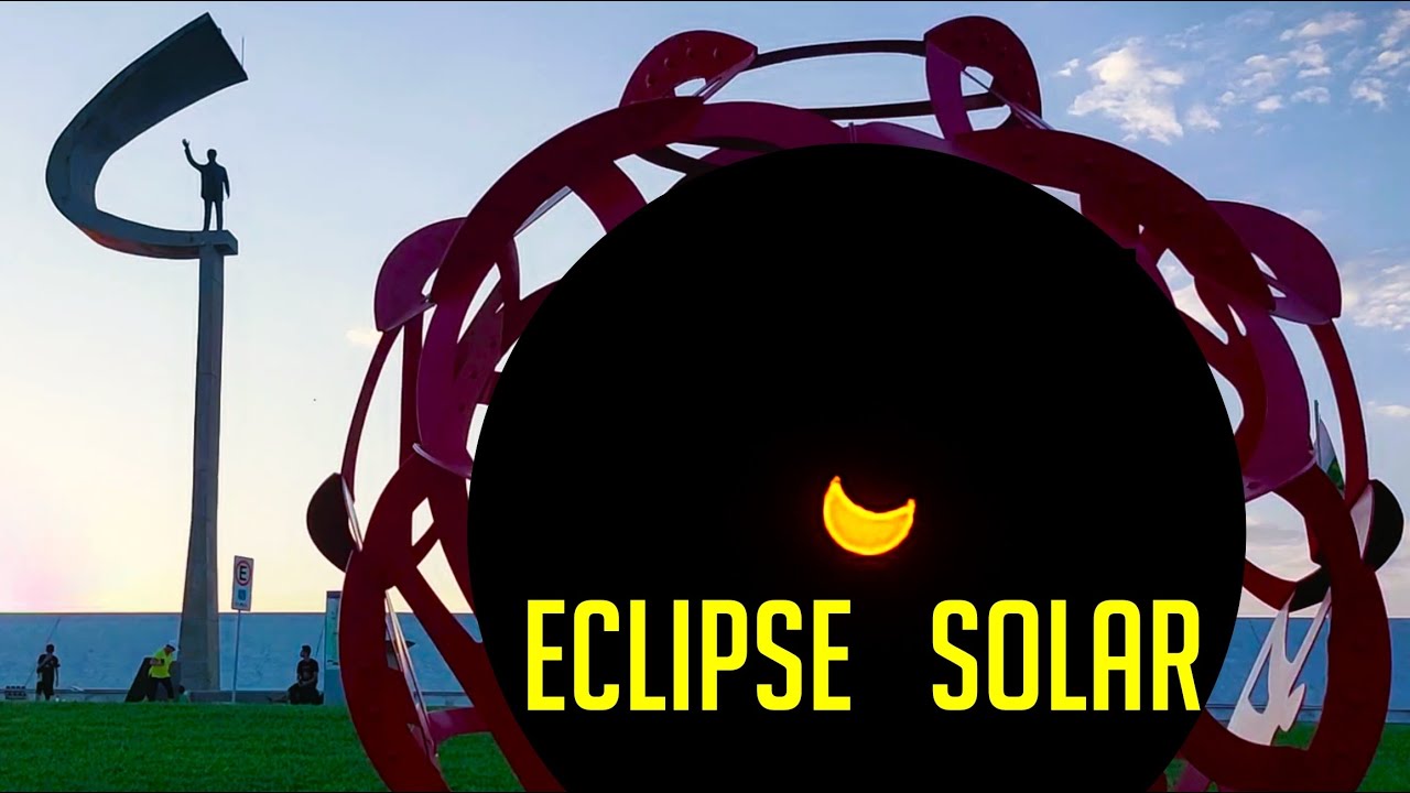 Brasília - Eclipse Solar, Memorial JK e Pôr do Sol / Solar Eclipse, JK ...