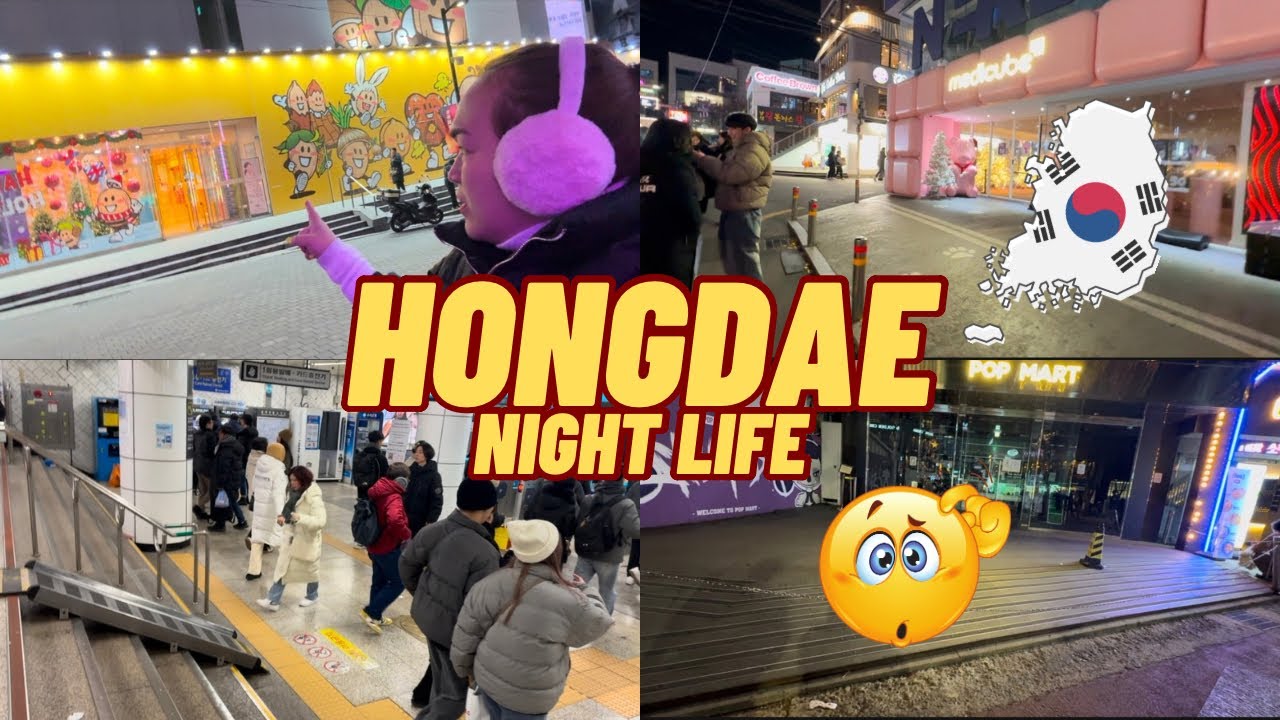 How to go Hongdae from Myeongdong via Train? + Preview of Hongdae at ...