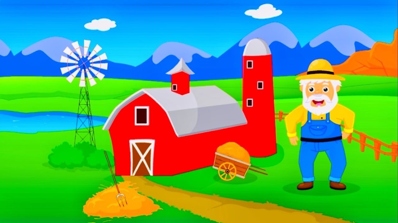 Old MacDonald Had A Farm | Nursery Rhymes & Kids Songs | KidloLand ...