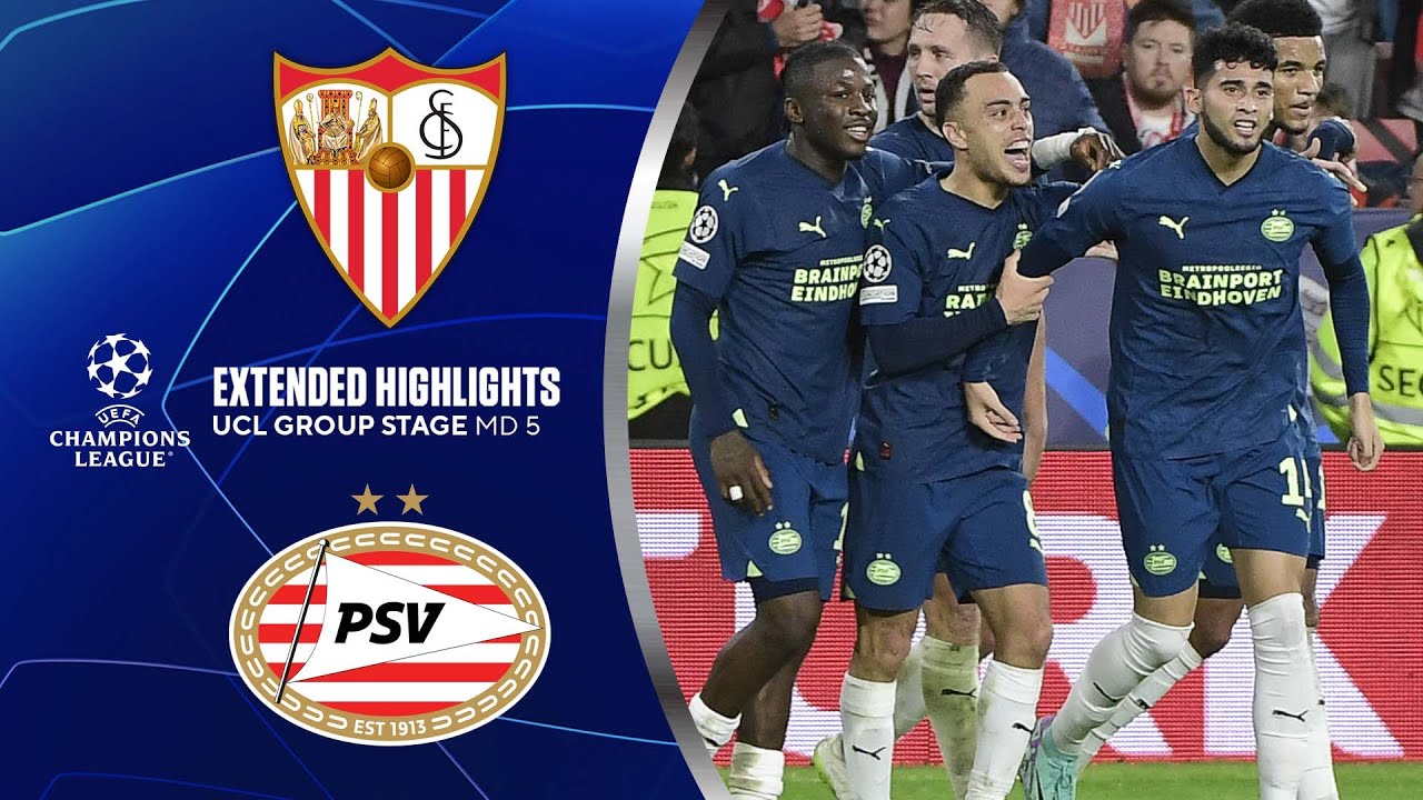 Sevilla vs. PSV: Extended Highlights | UCL Group Stage MD 5 | CBS ...