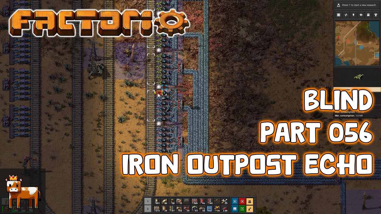 Idiot Plays Factorio - Part 056: Iron Outpost Echo - YouTube