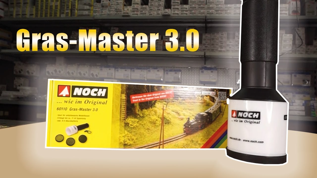 Gras-Master 3.0 (60110) von NOCH - Vorstellung - YouTube