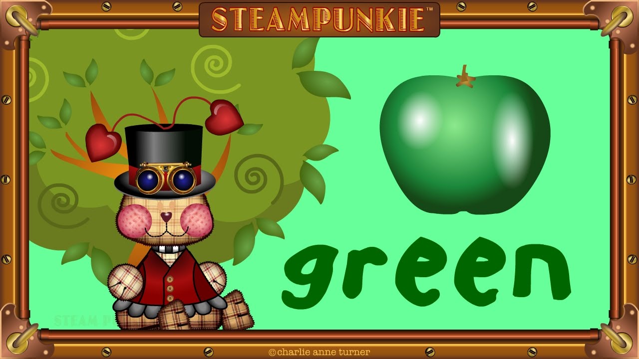 Learn Basic Colours - Green - YouTube