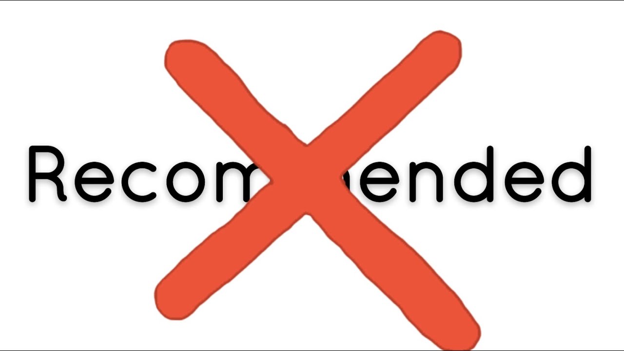 This Video Will Not Get Recommended - YouTube