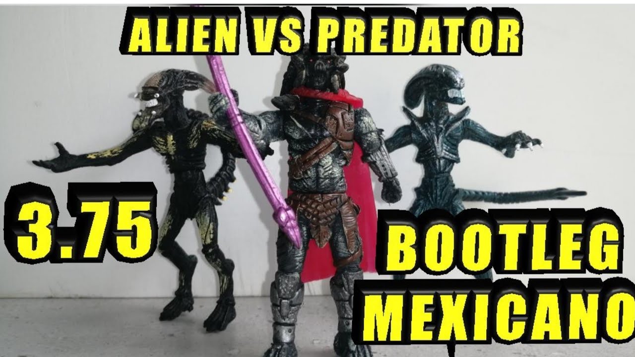 REVIEW: Alien vs Depredador Bootleg Mexicano Predator Alien Xenomorfo ...