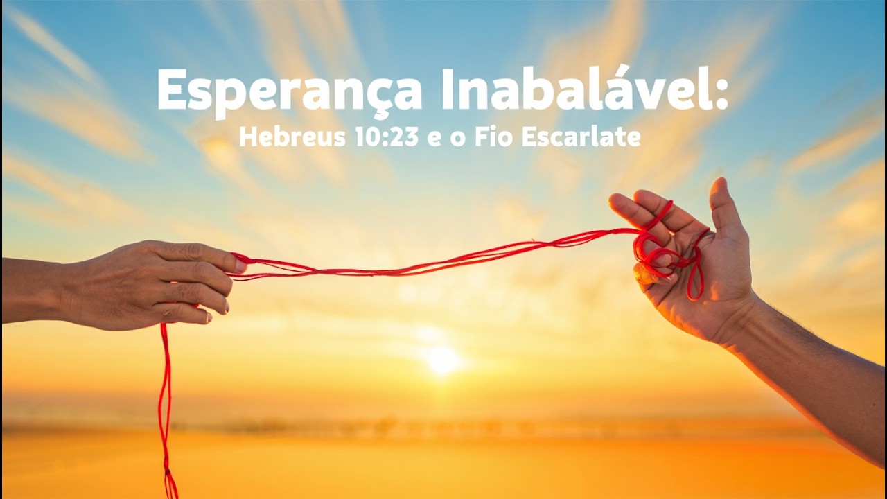 Devocional: Encontros com Deus Esperança Inabalável Hebreus 10 23 e o ...