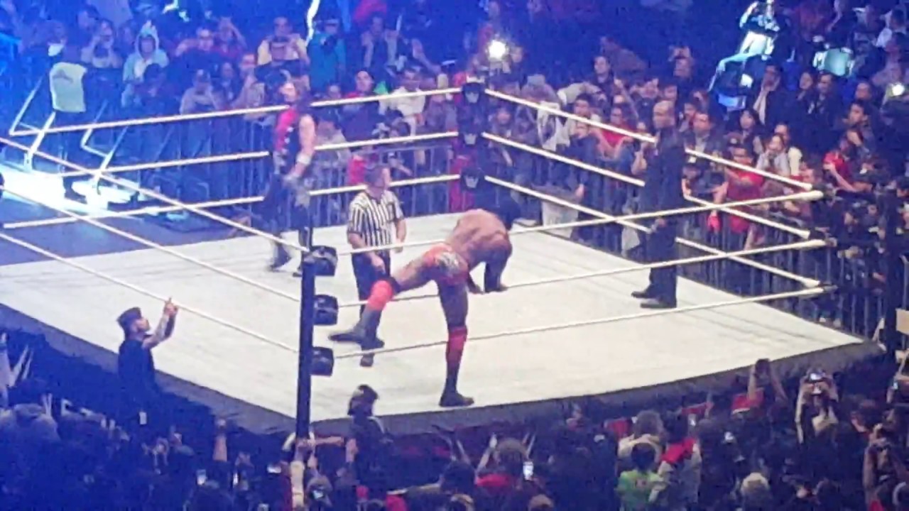 WWE en CDMX 2017 - AJ Styles vs Jinder Mahal con Samir Singh (Entradas ...