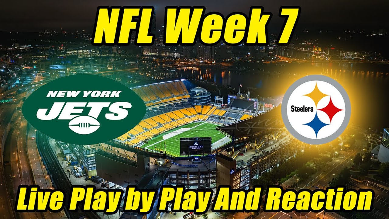New York Jets vs Pittsburgh Steelers NFL Week 7 Sunday Night Football ...
