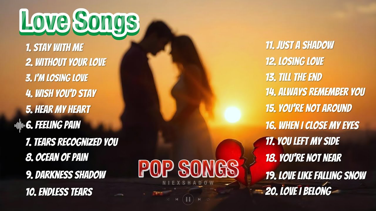 Slow POP Love Songs Relaxing Playlist [Slowed sad Love Acoustic ...