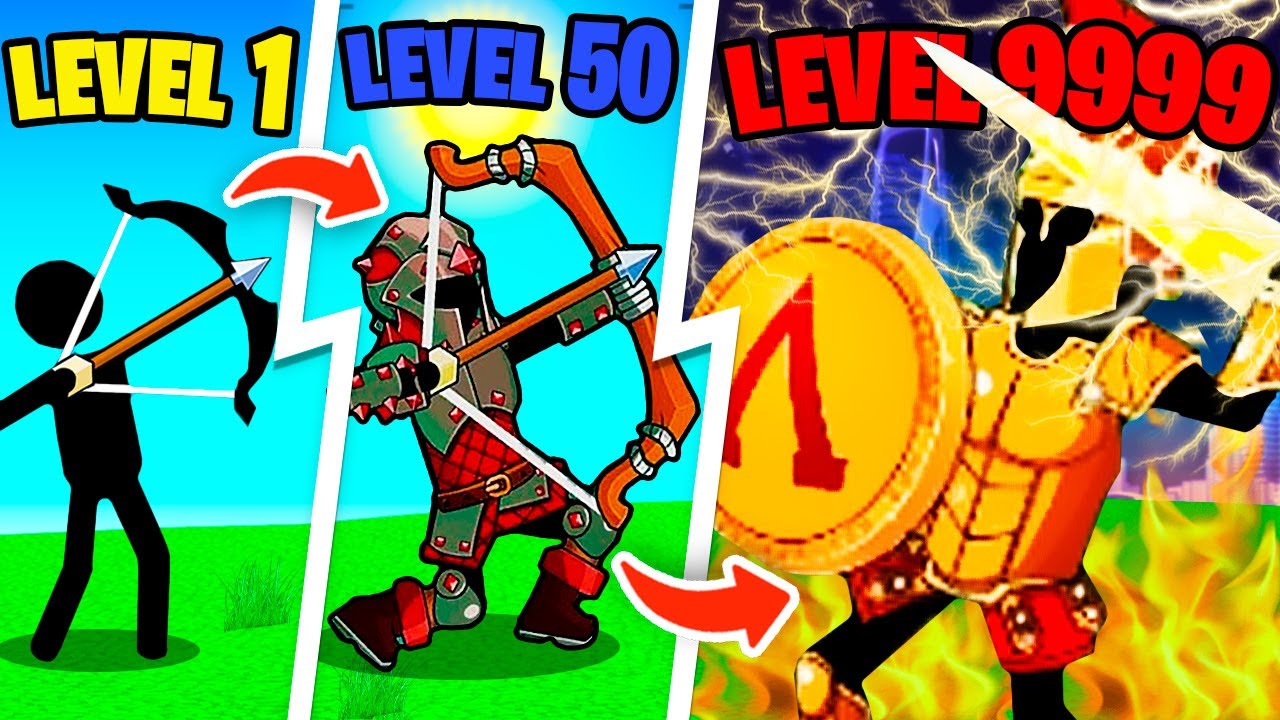 Upgrading BABY ARCHER to GOD ARCHER in STICKMAN GAMES! - YouTube