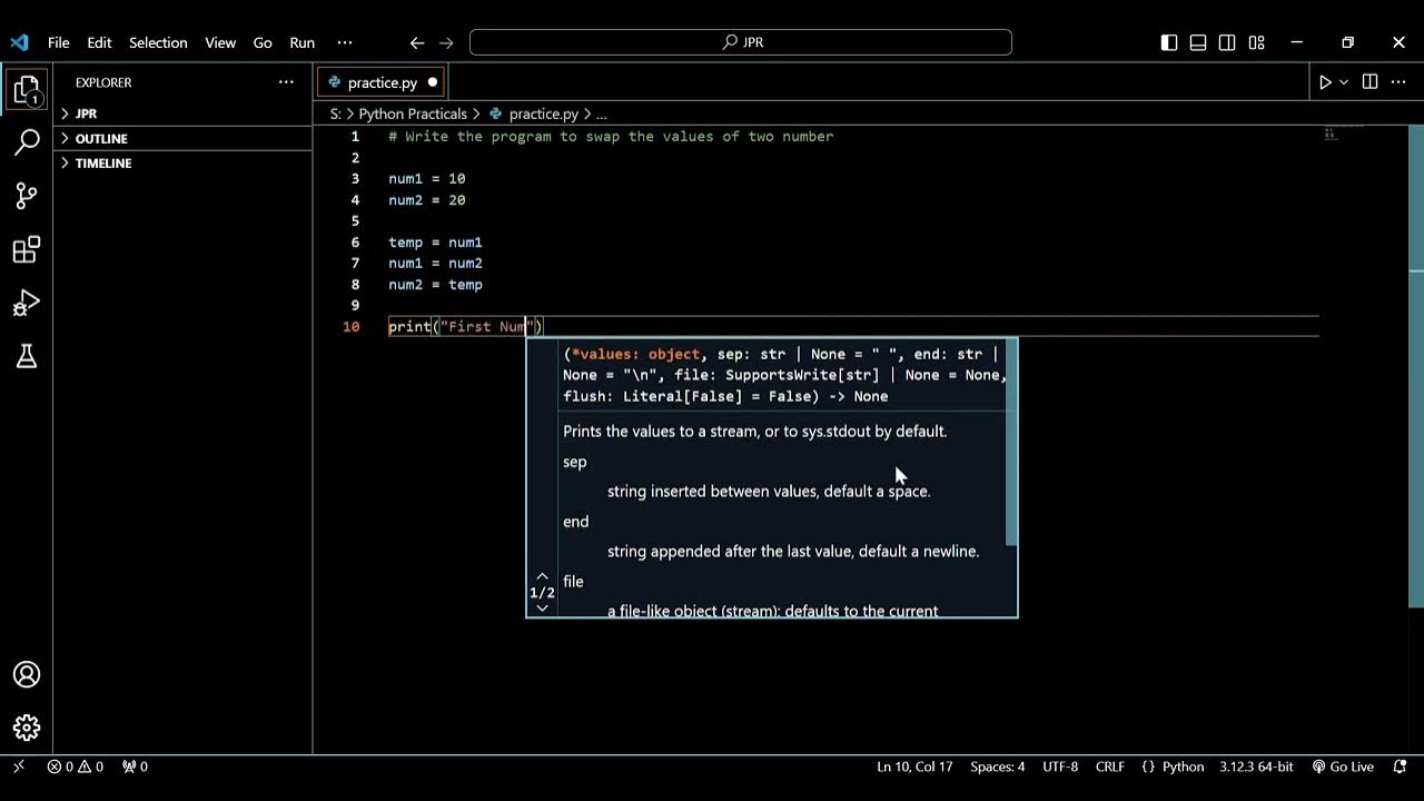 Practical 3 Python Programming (314004) - YouTube