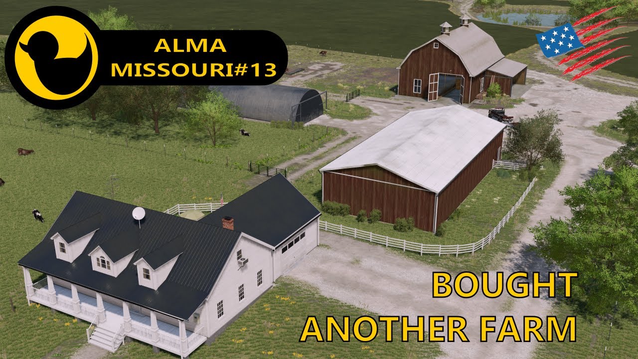 NEW FARM WITH COWS|ALMA MISSOURI#13|TIMELAPSE NO COMMENTARY|FARMING ...