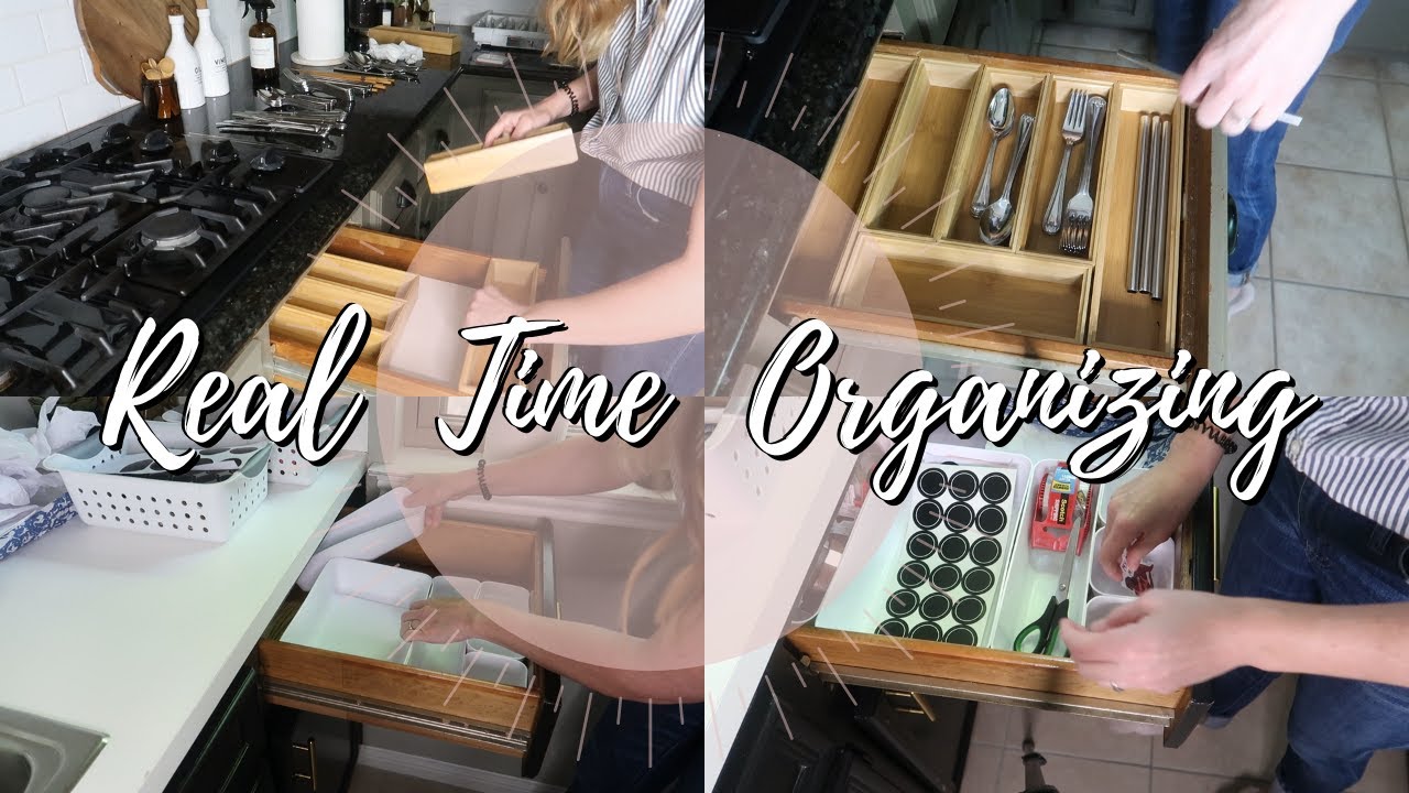 REAL TIME ORGANIZING | DRAWER ORGANIZATION - YouTube