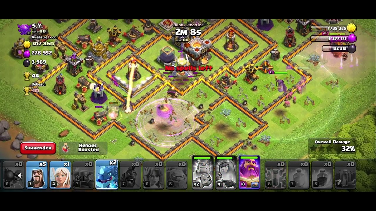 COC fight after longtime #coc #gaming #games - YouTube