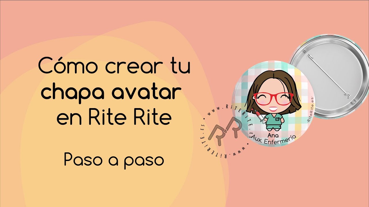 Cómo crear tu CHAPA identificativa Avatar - YouTube
