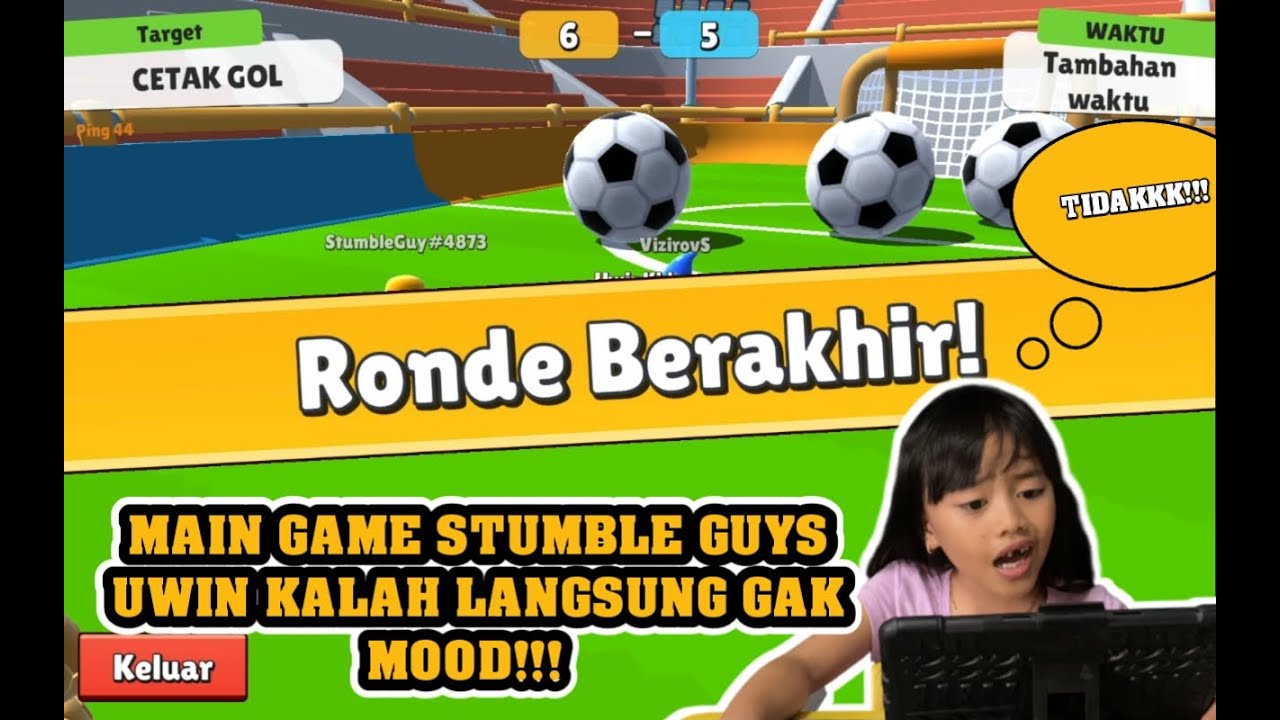 UWIN KIDS || MAIN GAME STUMBLE GUS UWIN KALAH LANGSUNG GAK MOOD ...