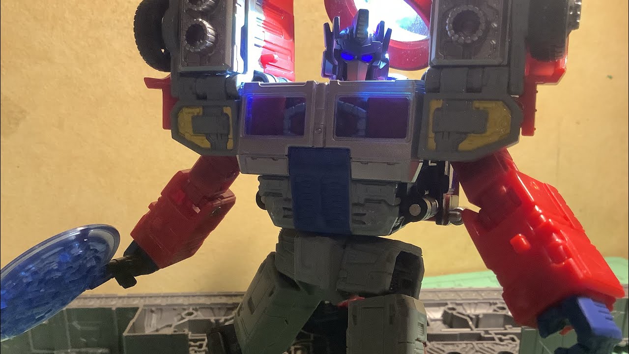 Unboxing Laser Optimus Prime - YouTube