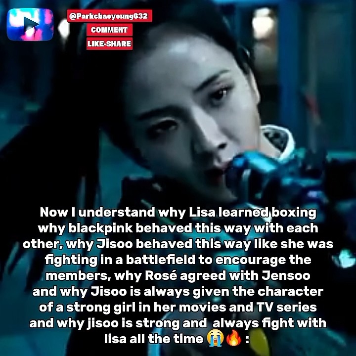 Now I understand why Lisa learned boxing and why Blackpink are acting ...