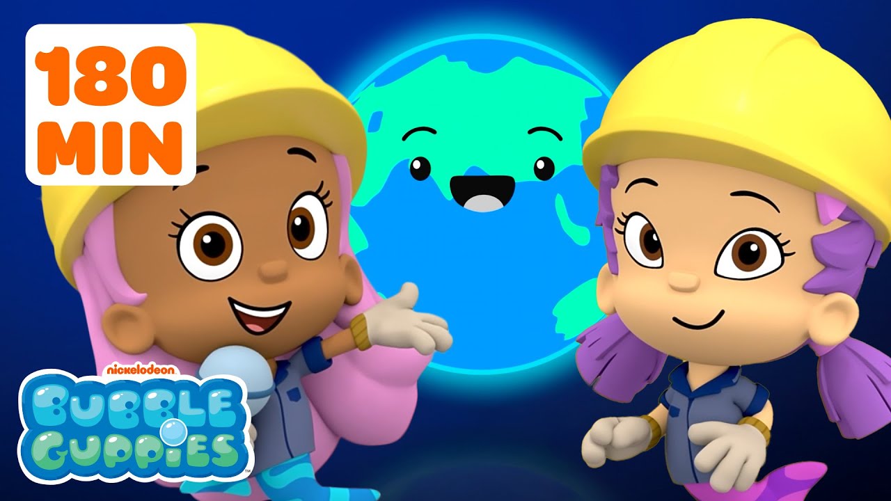 Celebrate Earth Day! w/ Molly & Oona 🌎 180 Minutes | Bubble Guppies ...