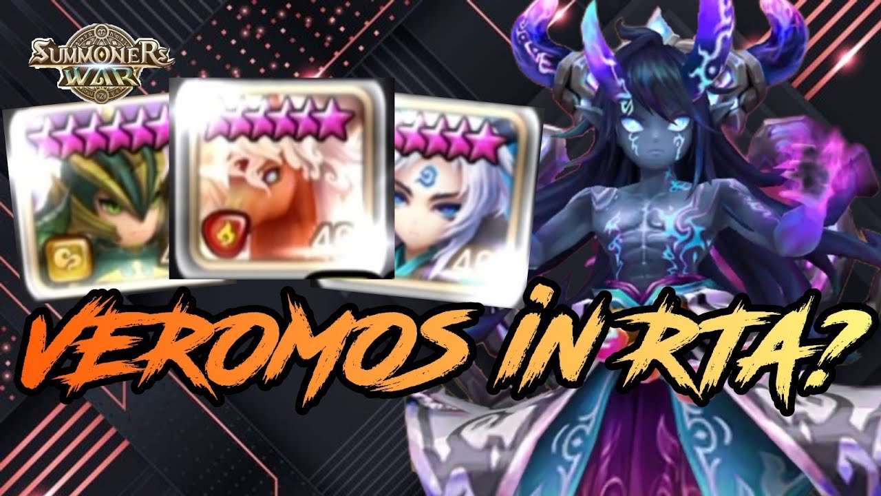 VEROMOS, CRAZY CONTROL COUNTER IN RTA [Summoners War : Sky Arena] - YouTube