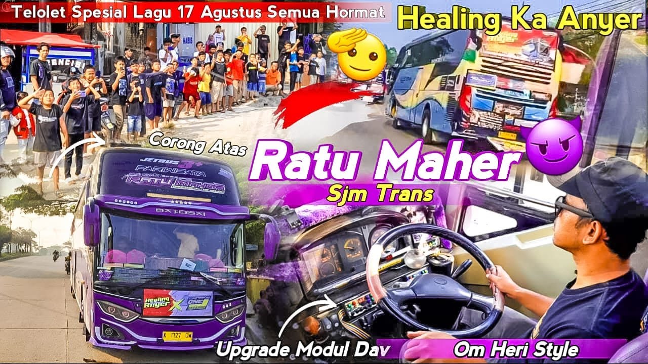 PART 2 ‼️ "MOMEN SPESIAL" SEMUA HORMAT SAAT RATU MAHER LEWAT 🫡 FULL BUS ...