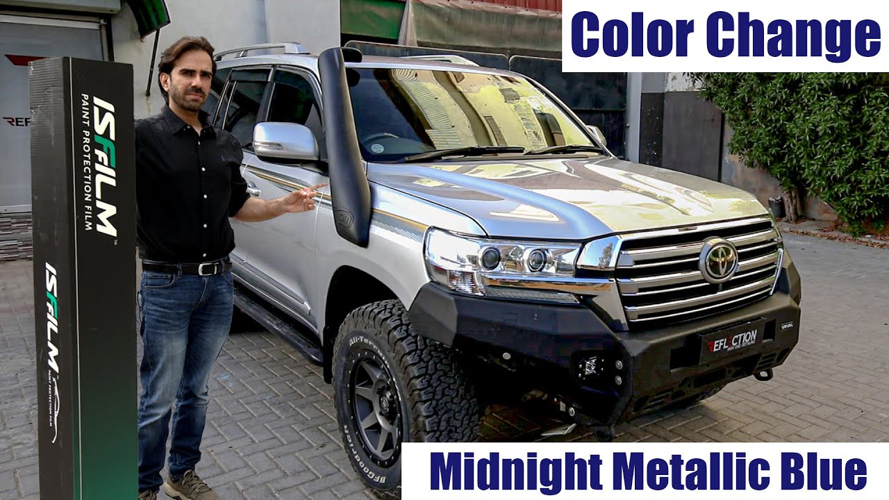 Land Cruiser Color Change | Silver to Midnight Metallic Blue | Kinetic ...