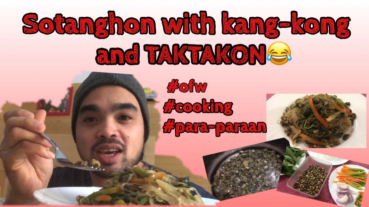 Cooking SOTANGHON w/ KINASON and KANG-KONG|ofw para-paraan - YouTube