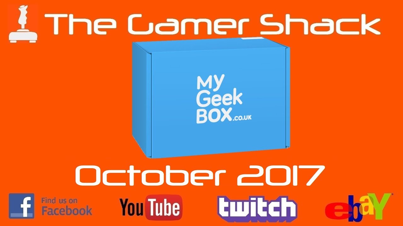 My Geek Box Unboxing October 2017 - YouTube