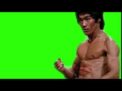 bruce lee jump green screen - YouTube