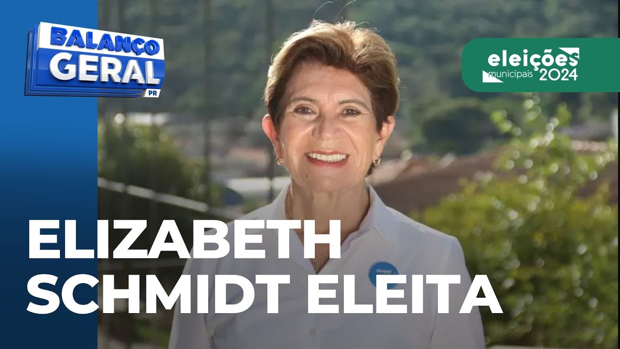 Elizabeth Schmidt (União) é eleita prefeita de Ponta Grossa - YouTube